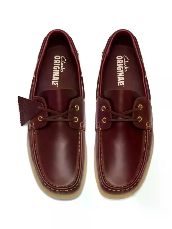 Clarks Godney Boat Shoes - Brown