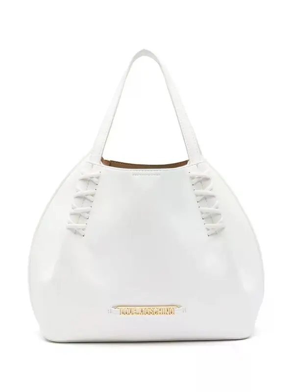 Moschino Logo-detail Tote - White