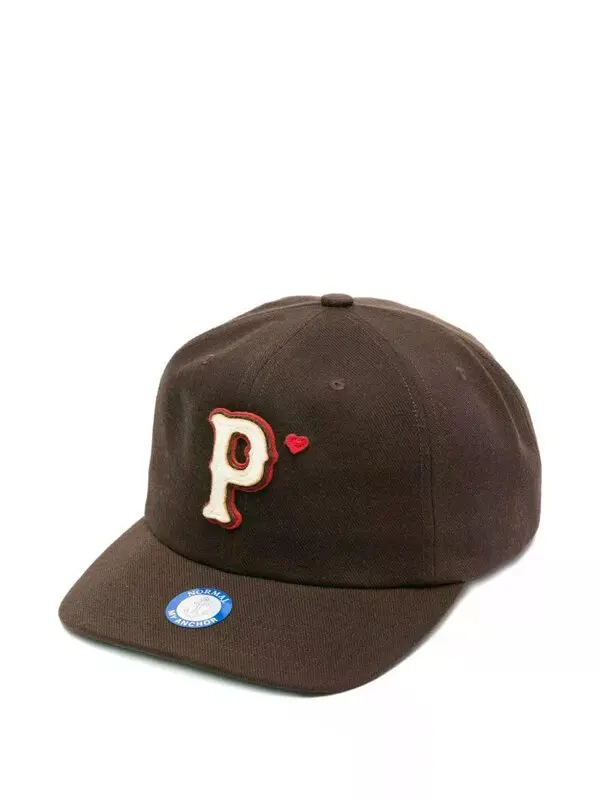 PALY HOLLYWOOD P-patch Baseball Cap - Brown