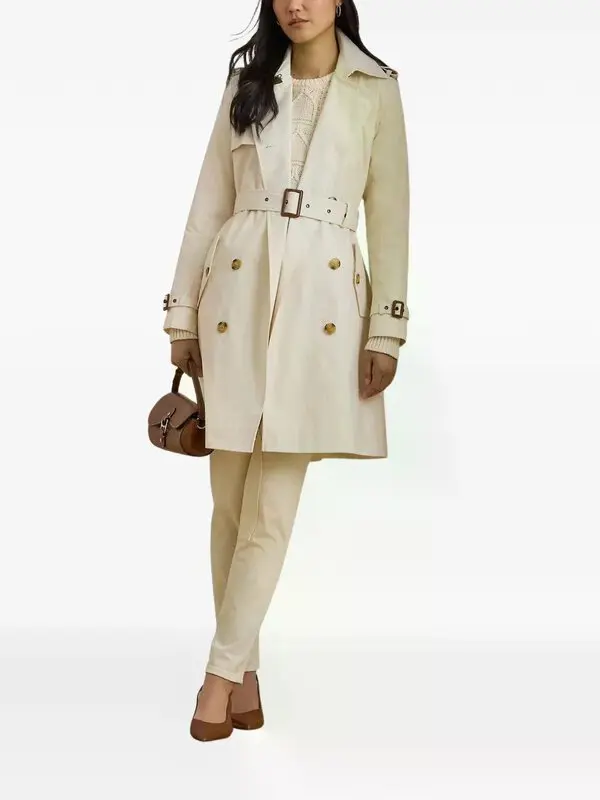 Ralph Lauren Belted Trench Coat - Neutrals