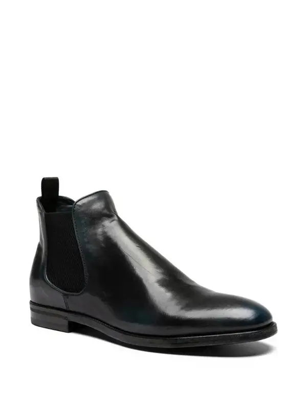 Officine Creative Vanderbilt Leather Chelsea Boots