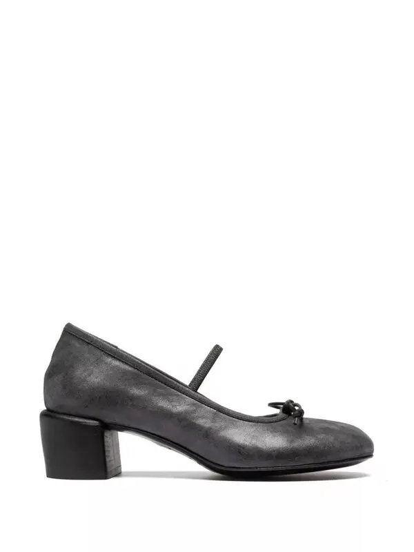 Officine Creative Flore Bow-strap Loafers - Grey
