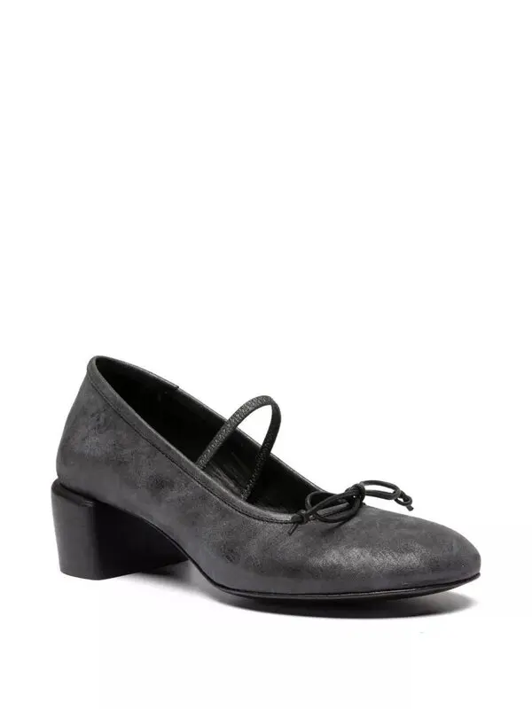 Officine Creative Flore Bow-strap Loafers - Grey