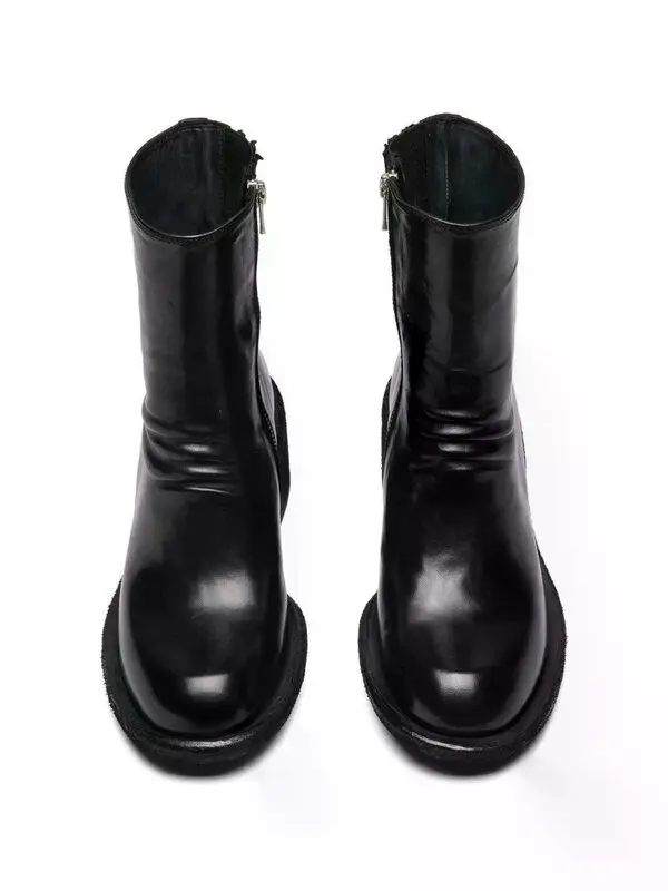 Officine Creative Leather Zip Boots