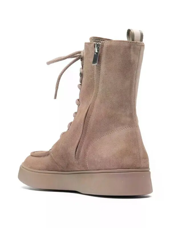 Officine Creative Frame 108 Lace-up Zip Boots