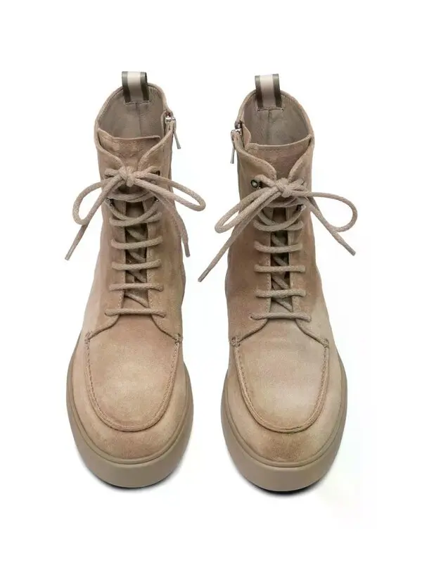 Officine Creative Frame 108 Lace-up Zip Boots