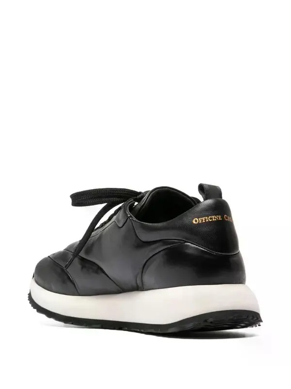 Officine Creative Solstice 101 Leather Sneakers - Black