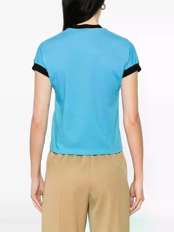 Versace Cotton-jersey T-shirt - Blue