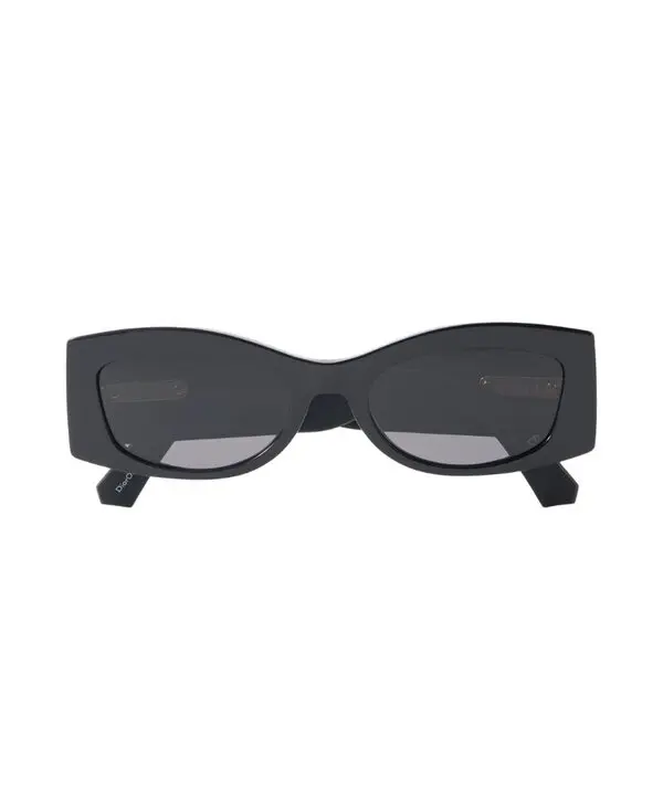 Dior Diorombre S1i Rectangular-frame Sunglasses - Black