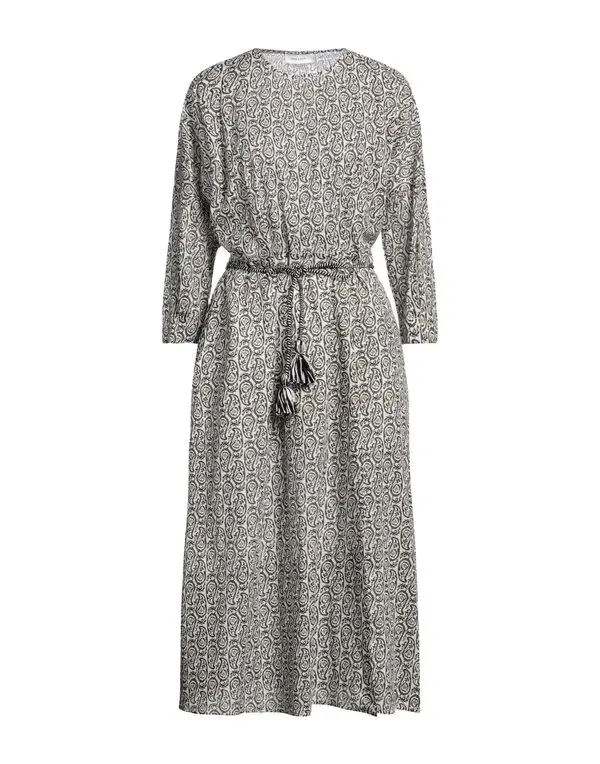 EMMA & GAIA Cotton Floral-print Midi Dress
