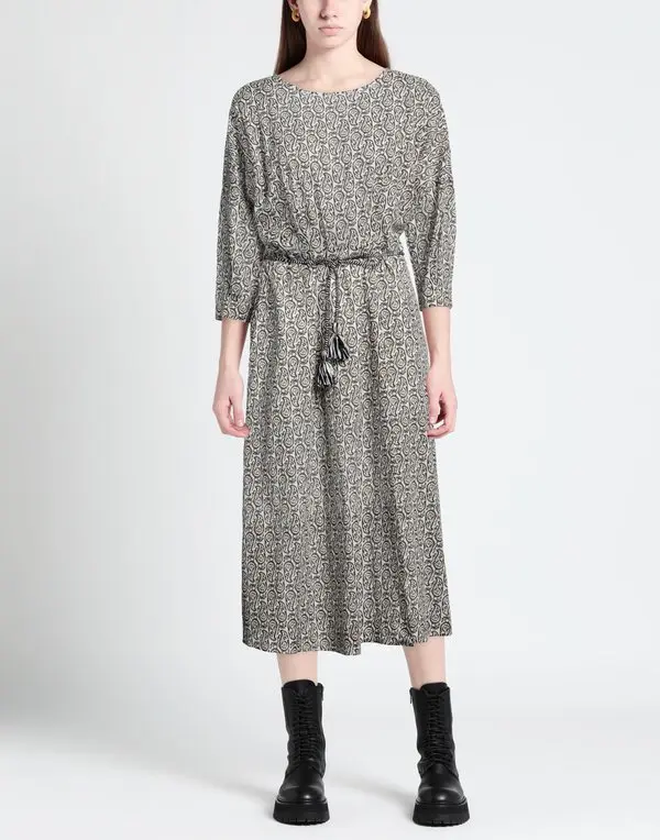 EMMA & GAIA Cotton Floral-print Midi Dress