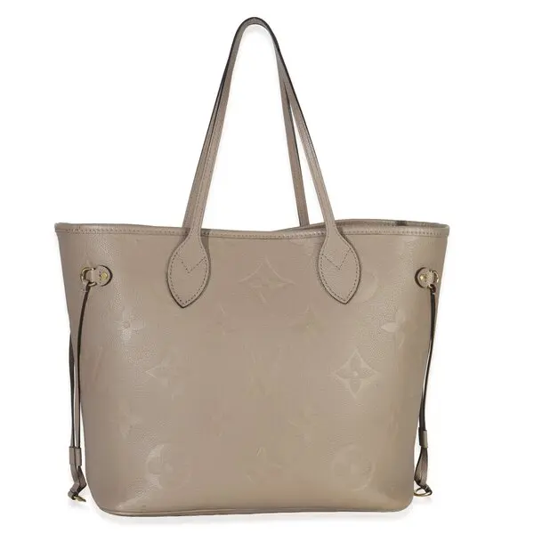 LOUIS VUITTON Giant Monogram Empreinte Neverfull Mm - Gray