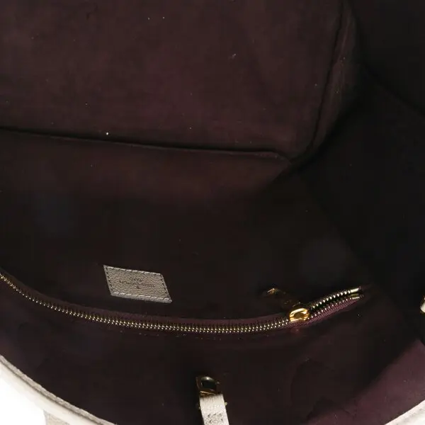 LOUIS VUITTON Giant Monogram Empreinte Neverfull Mm - Gray