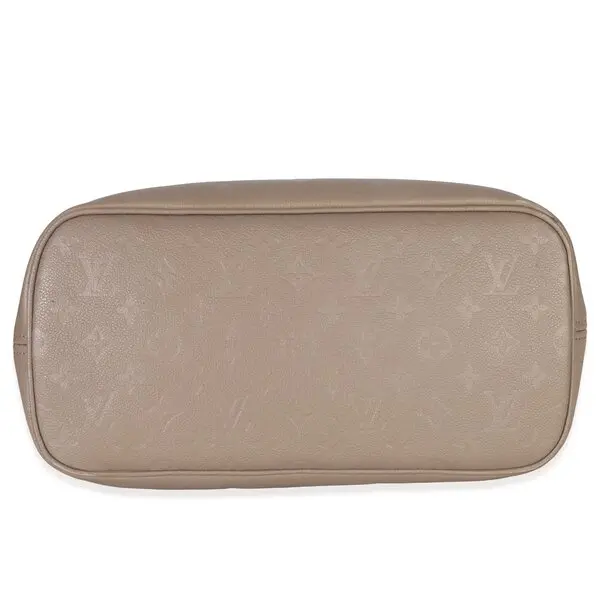 LOUIS VUITTON Giant Monogram Empreinte Neverfull Mm - Gray
