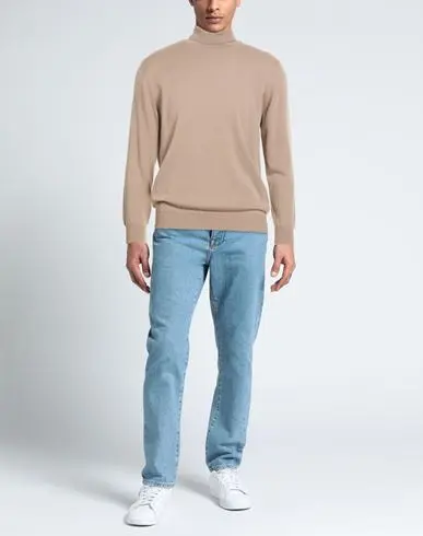 FILIPPO DE LAURENTIIS Cashmere Turtleneck Sweater - Beige