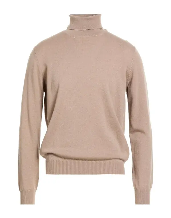 FILIPPO DE LAURENTIIS Cashmere Turtleneck Sweater - Beige