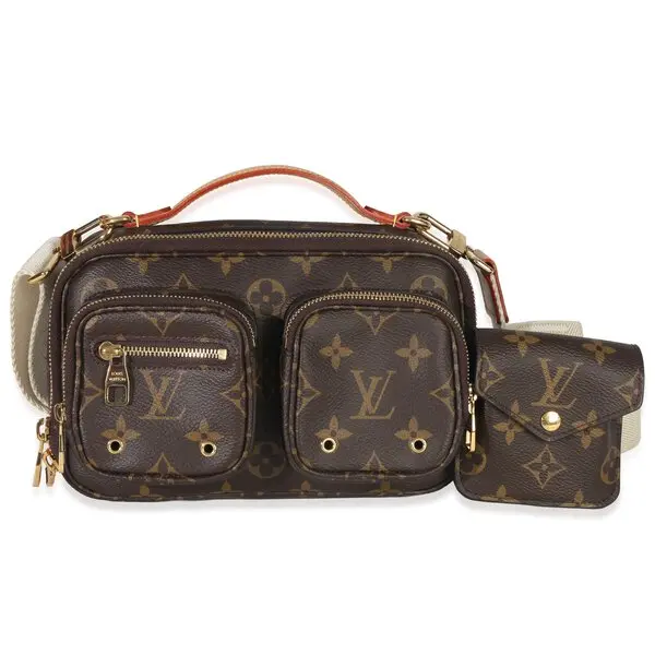 LOUIS VUITTON Monogram Canvas Utility Crossbody - Brown