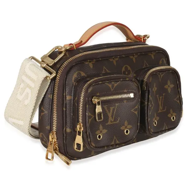 LOUIS VUITTON Monogram Canvas Utility Crossbody - Brown