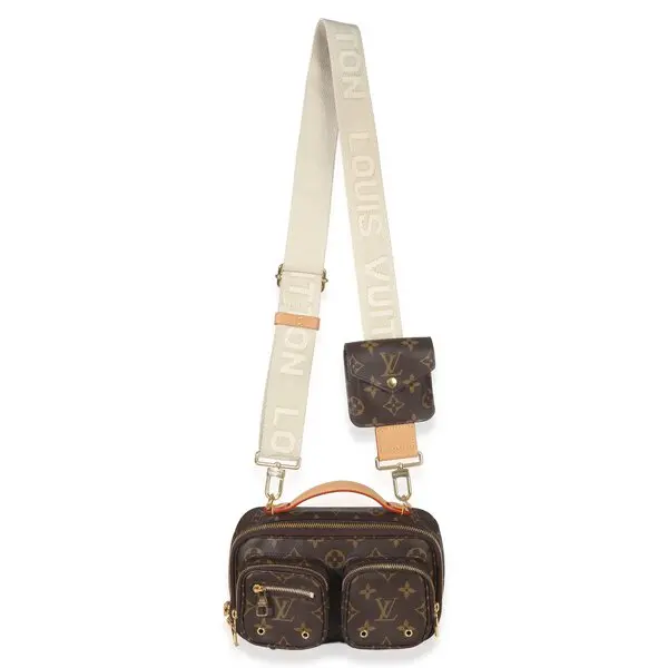 LOUIS VUITTON Monogram Canvas Utility Crossbody - Brown