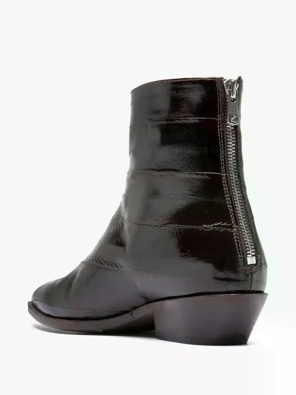 Officine Creative Noelie Dd 109 Pointed-toe Ankle Boots - Brown