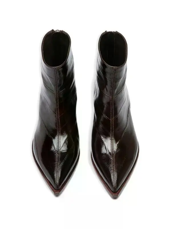 Officine Creative Noelie Dd 109 Pointed-toe Ankle Boots - Brown