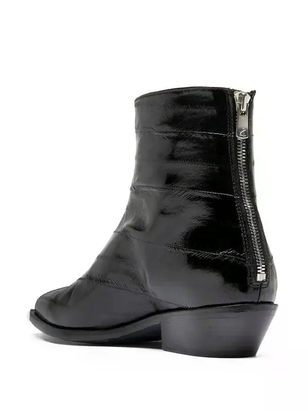 Officine Creative Noelie Dd 109 Pointed-toe Boots - Black