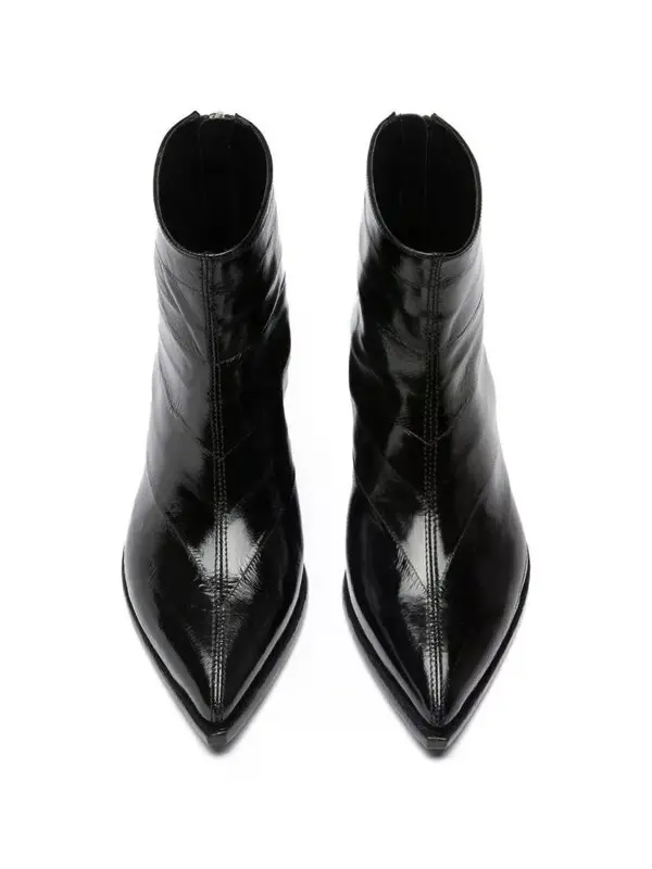 Officine Creative Noelie Dd 109 Pointed-toe Boots - Black