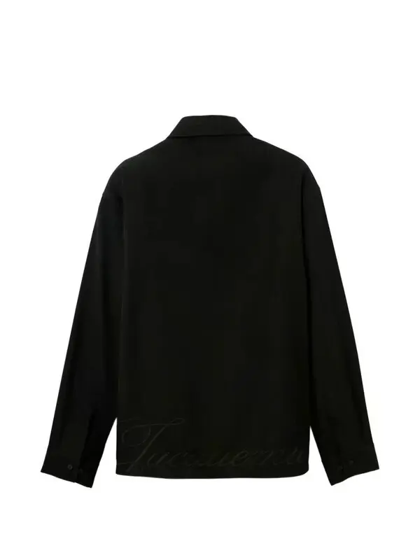 Jacquemus Mecano Chest-pocket Zip Shirt - Black