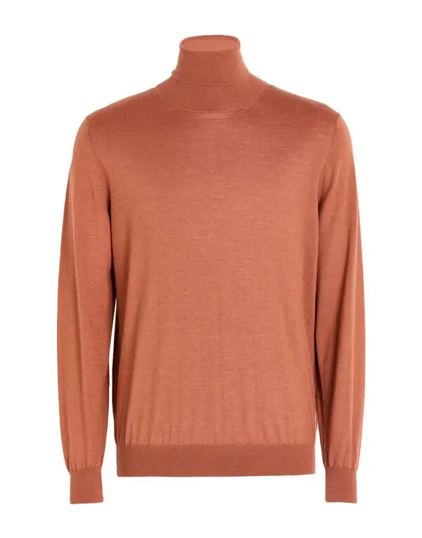 FILIPPO DE LAURENTIIS Cashmere And Silk Turtleneck - Red
