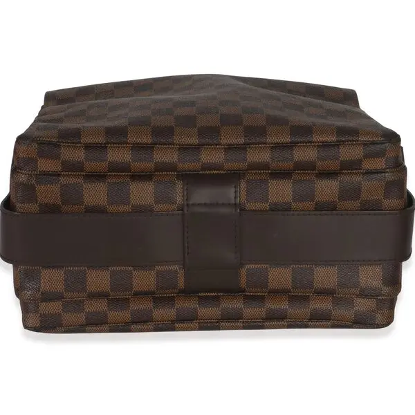 LOUIS VUITTON Damier Ebene Naviglio Messenger Bag - Brown