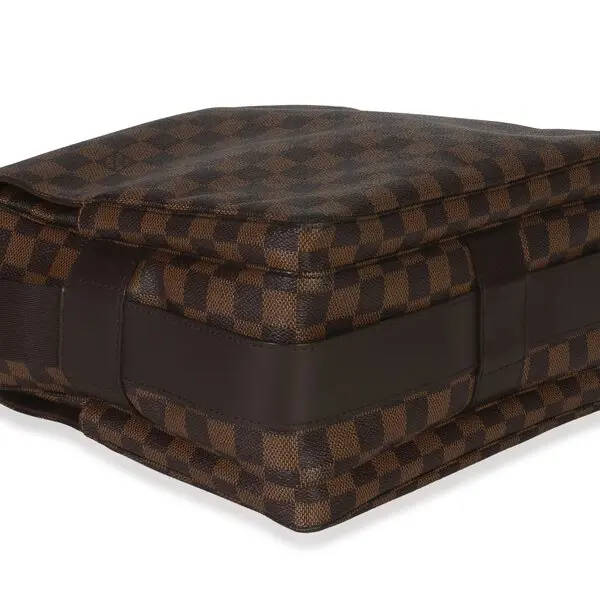 LOUIS VUITTON Damier Ebene Naviglio Messenger Bag - Brown