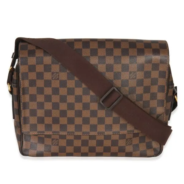 LOUIS VUITTON Damier Ebene Shelton Messenger Mm - Brown