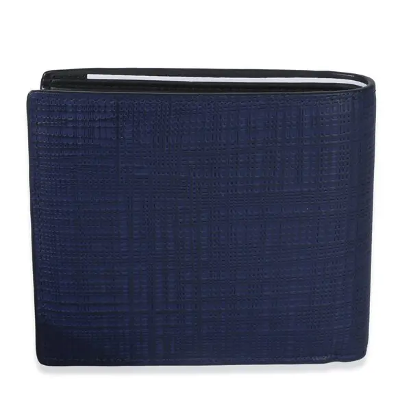 Loewe Calfskin Linen Anagram Bifold Wallet
