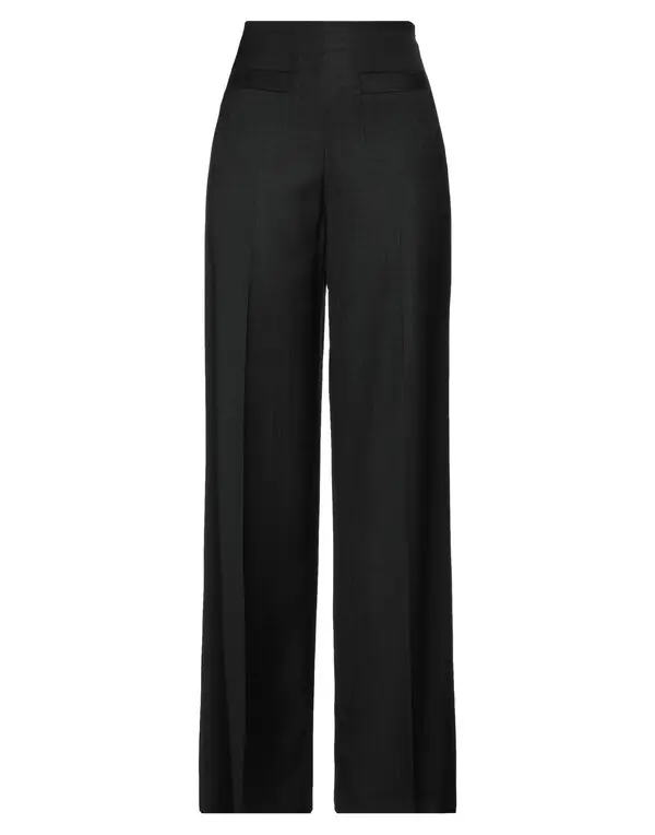 Sandro Wide Leg Tailored Pants In Viscose Blend