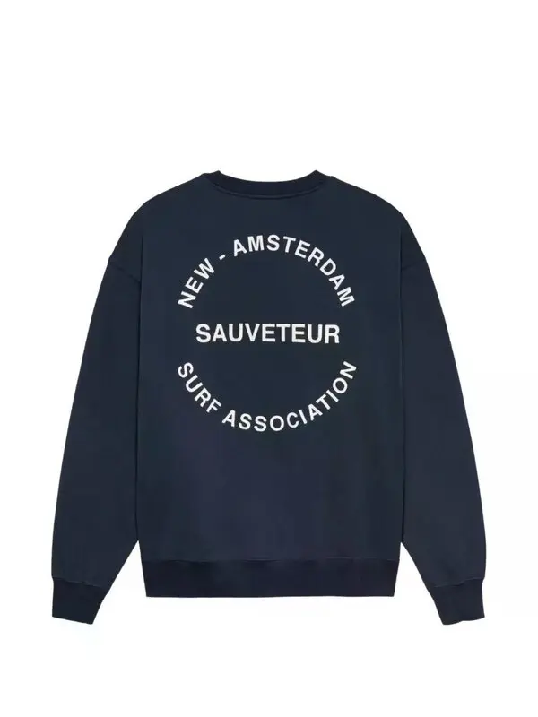 NEW AMSTERDAM SURF ASSOCIATION Printed Crew-neck Sweatshirt