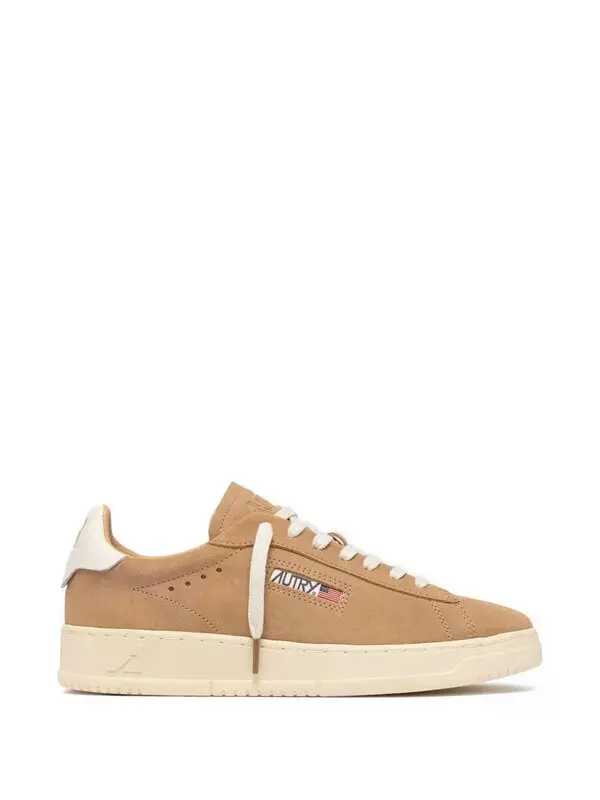 AUTRY Dallas Low Logo-detail Sneakers - Neutrals