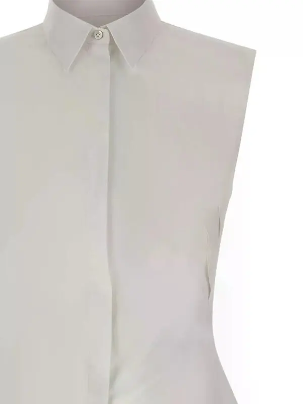 BOSS Sleeveless Polo - White