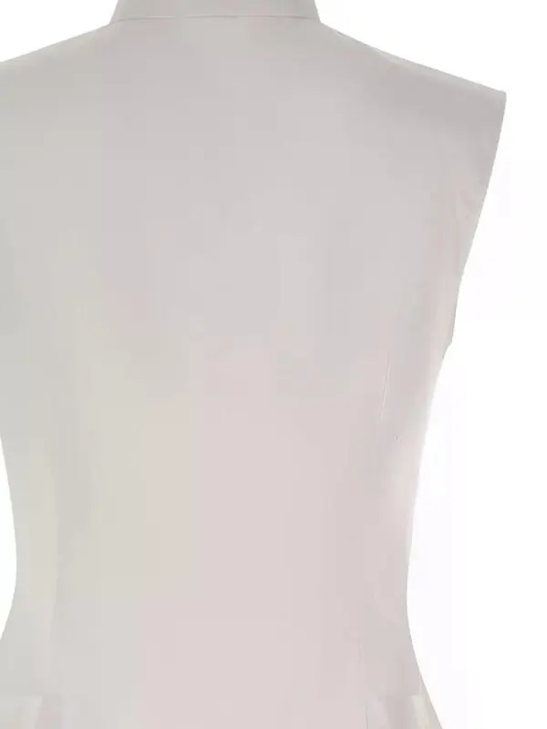 BOSS Sleeveless Polo - White
