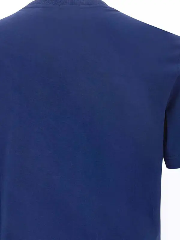 BOSS Logo-print Jersey T-shirt - Blue