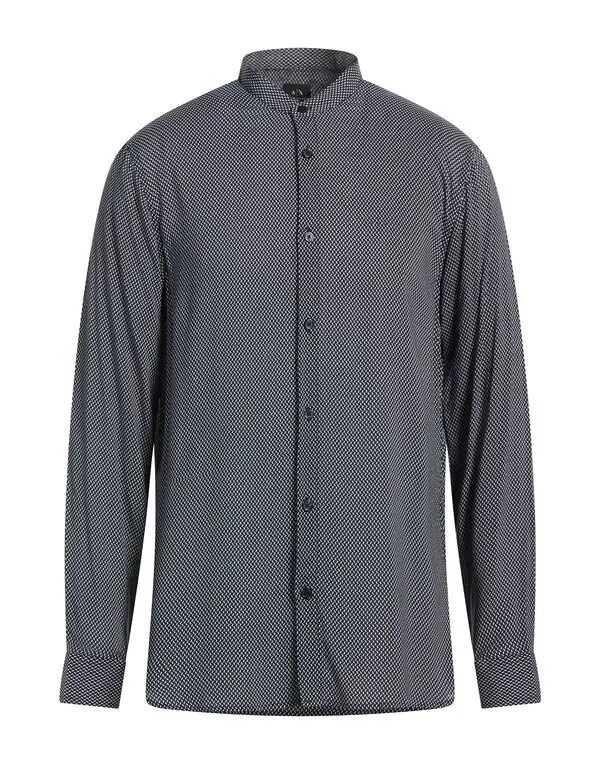 Armani Exchange Shirt Size Viscose - Navy