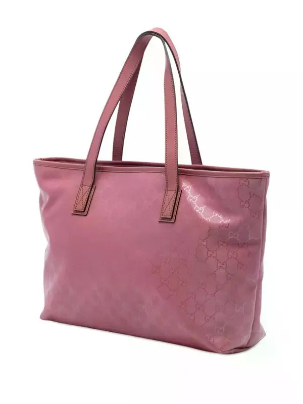 Gucci Gg Imprime Medium Tote Bag - Pink