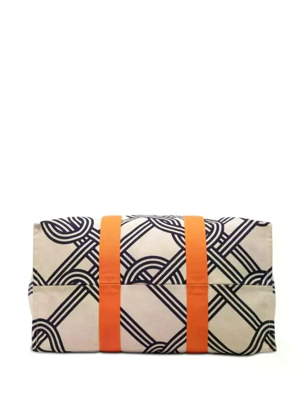 Hermès Toile Noeuds Marins Beach Tote Bag