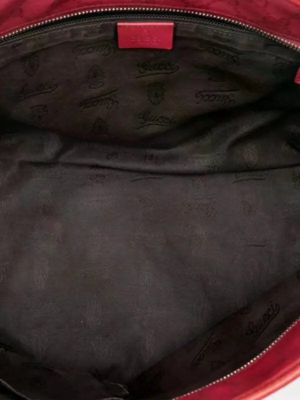 Gucci Gg Imprime Medium Tote - Red