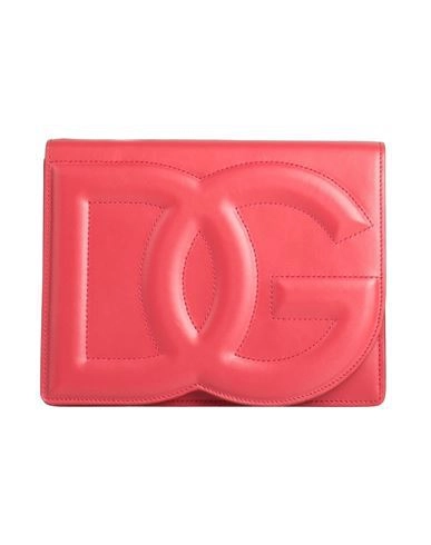 Dolce & Gabbana Calfskin Small Handbag With Detachable Shoulder Strap - Brick