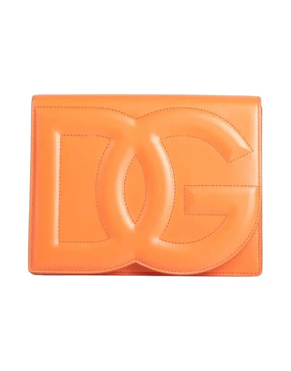 Dolce & Gabbana Calfskin Clutch - Orange