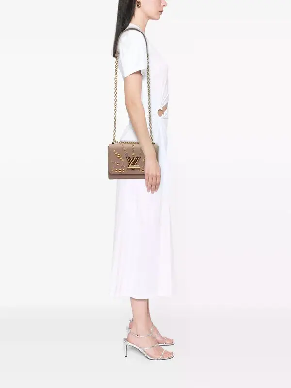 LOUIS VUITTON Epi Studded Twist Mm - Brown