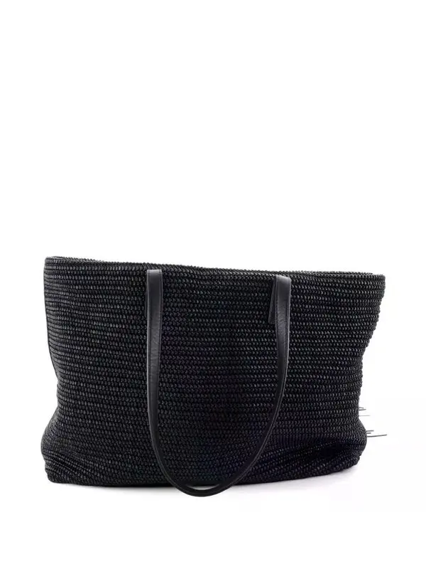 Saint Laurent Shopper Woven Raffia East West Tote Bag