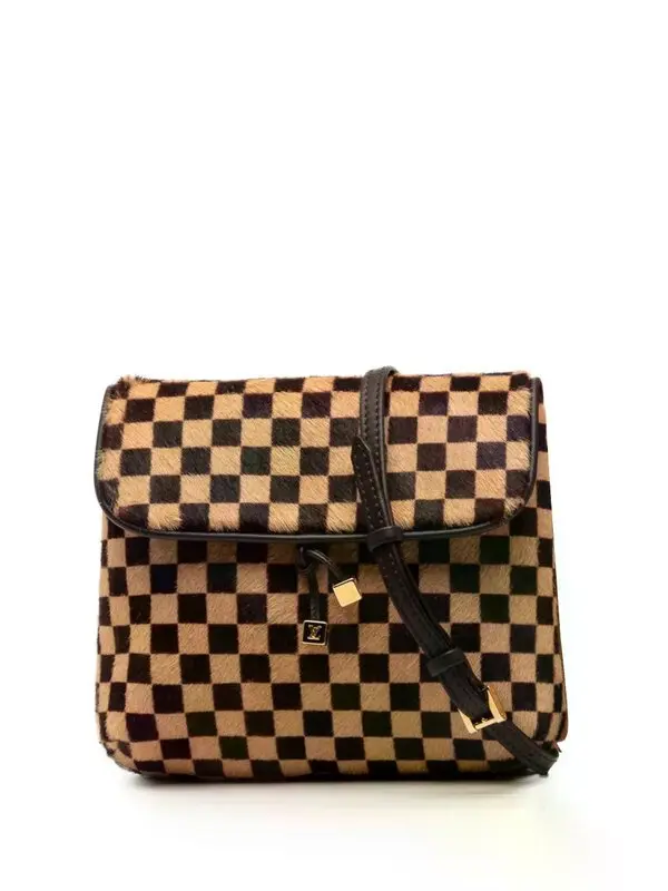 LOUIS VUITTON 2000 Damier Sauvage Gazelle Crossbody Bag - Brown