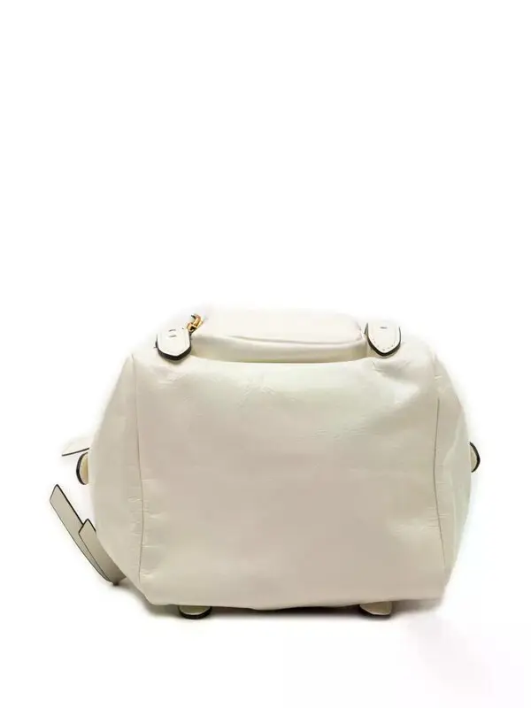 Prada Mini Soft Calfskin Dangle Top Handle Shoulder Bag