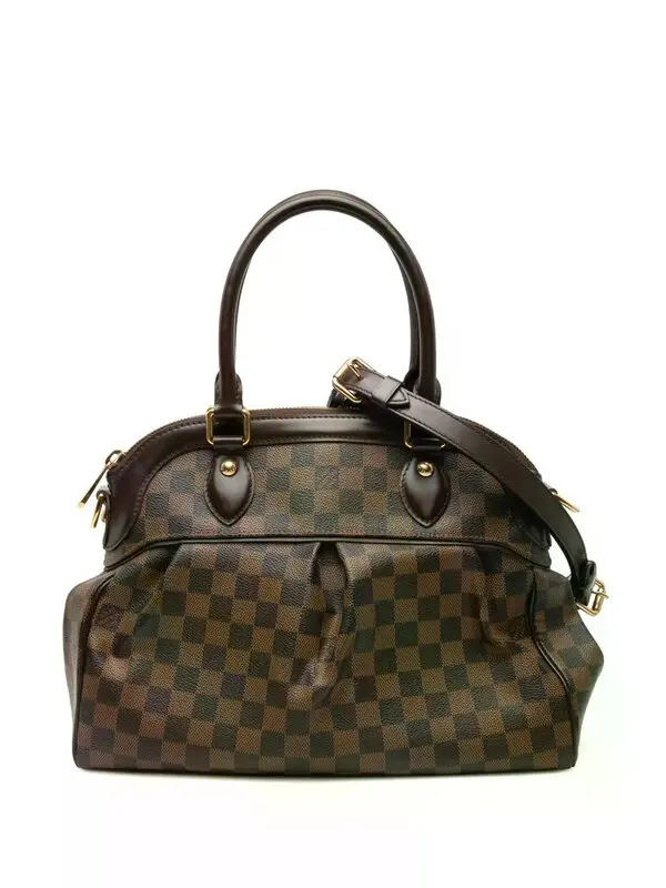 LOUIS VUITTON 2008 Damier Ebene Trevi Pm Satchel